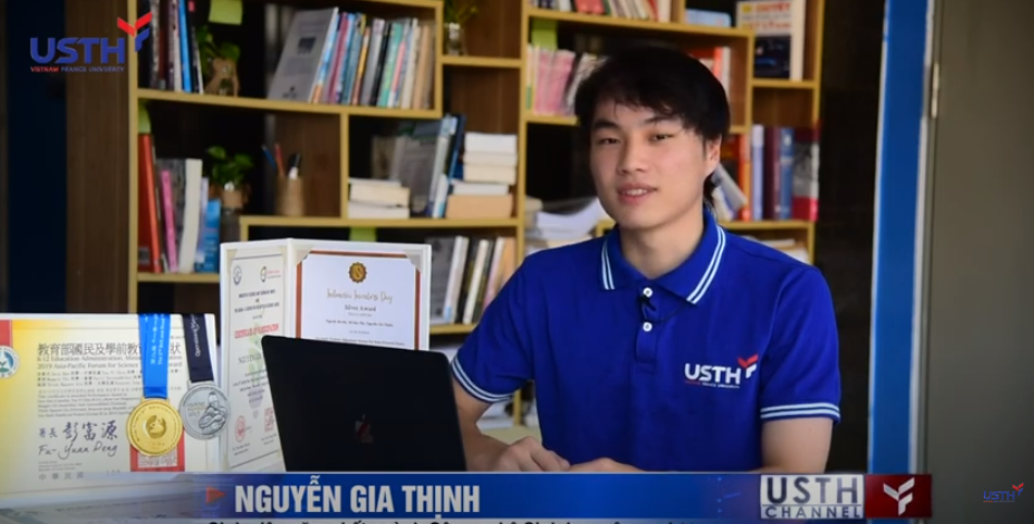 Nguyễn Gia Thịnh - sinh viên năm nhất ngành Công nghệ Sinh học nông y dược