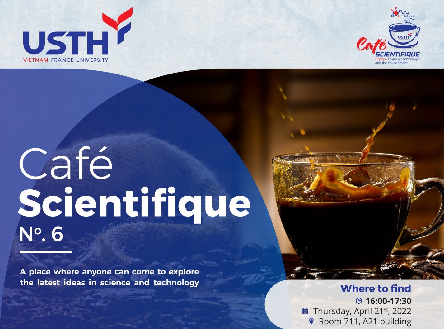 Café Scientifique No.6 - Cà phê giao lưu khoa học số 6