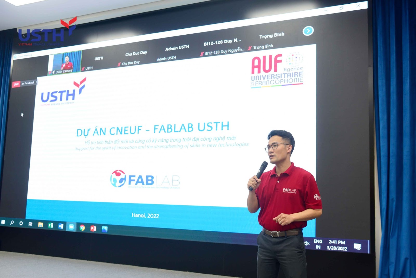 Hội thảo - Đào tạo chuyên đề, chủ đề " Thiết kế sản phẩm" - Fablab USTH 2022