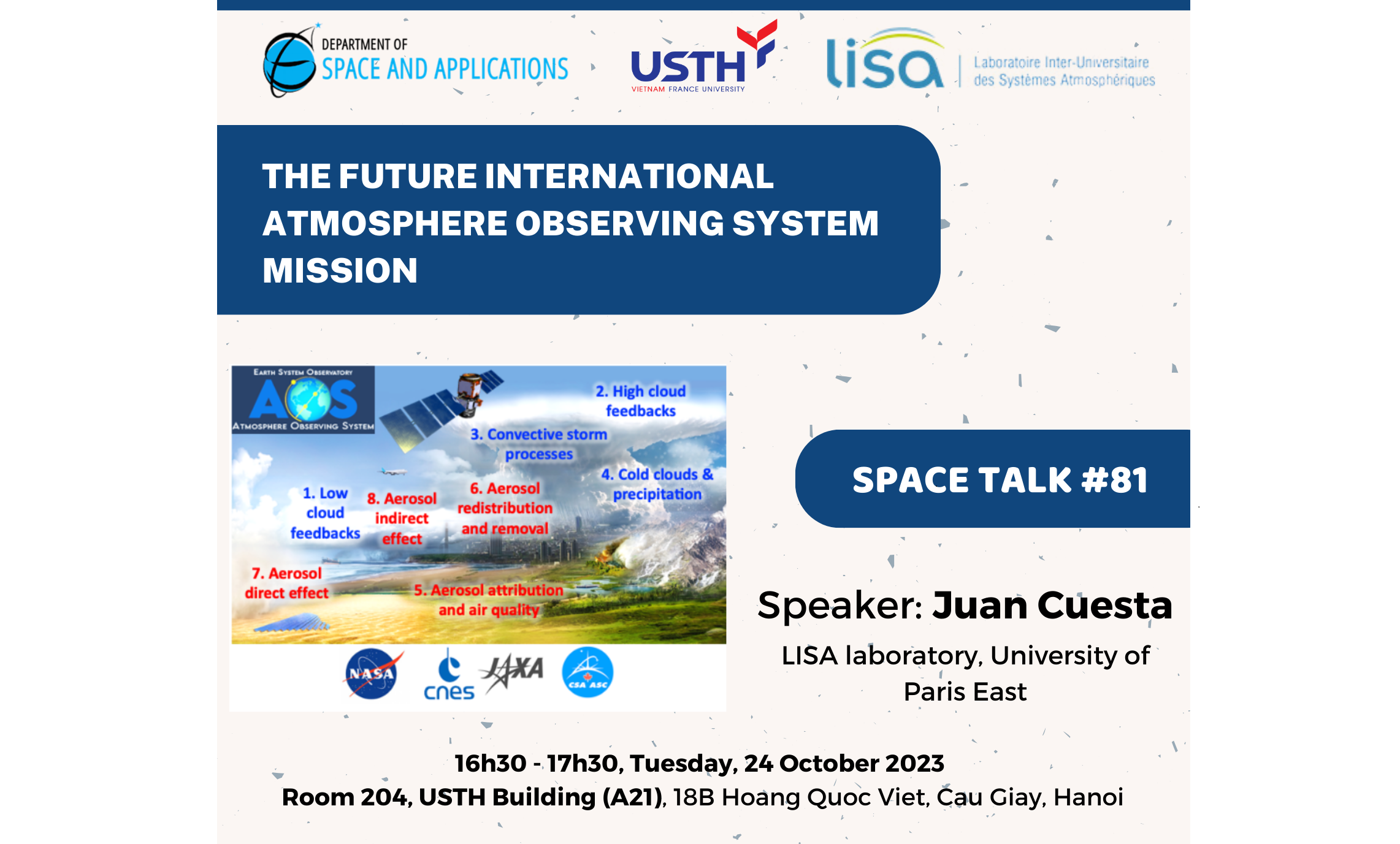 SpaceTalk NO. 81: The future international Atmosphere Observing System ...