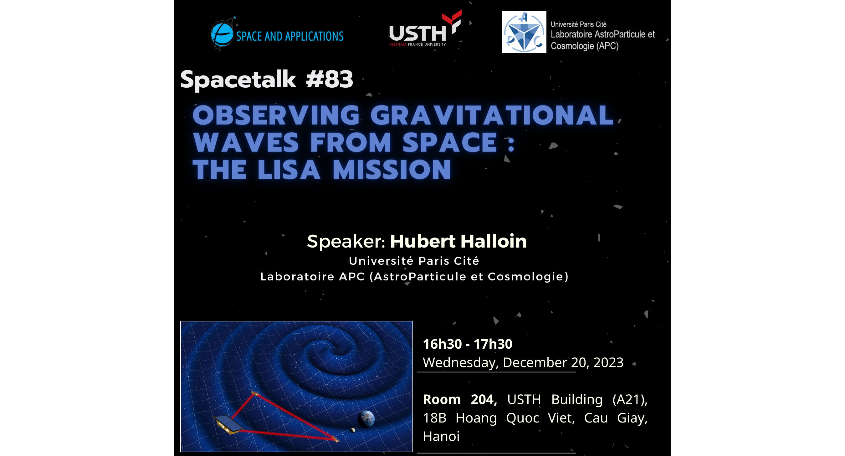 SpaceTalk NO. 83: Observing Gravitational Waves from Space : the LISA ...