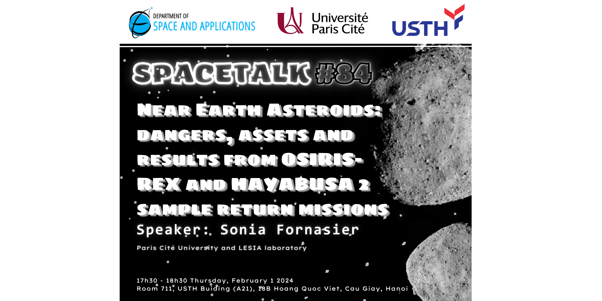 SpaceTalk NO. 84: Near Earth Asteroids: dangers, assets and results ...