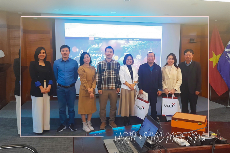 Buổi gặp mặt trao đổi giữa USTH và Viettel Manufacturing Corporation